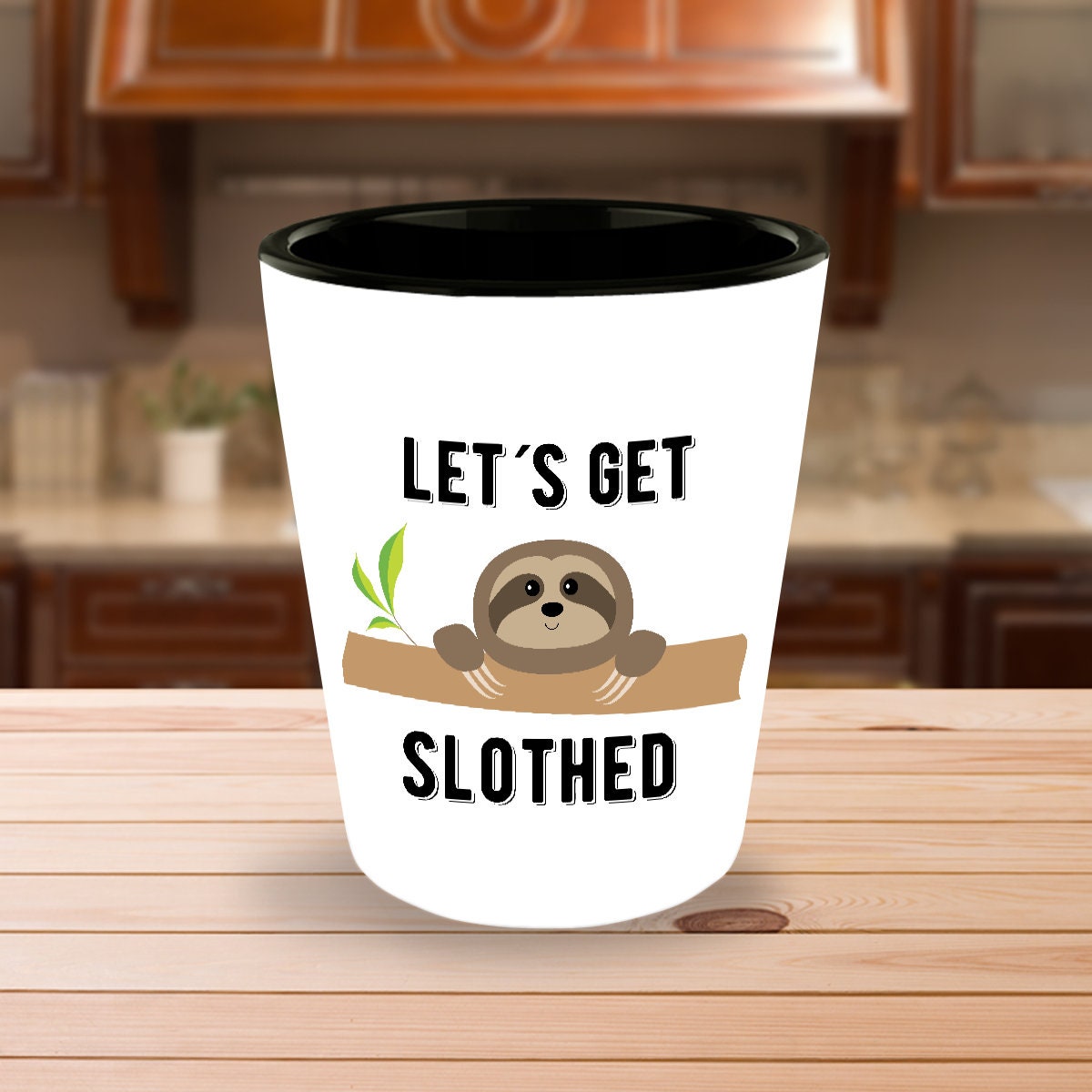 Sloth Related Gifts Funny Shot Glasses Sloth Gag Gift - Etsy