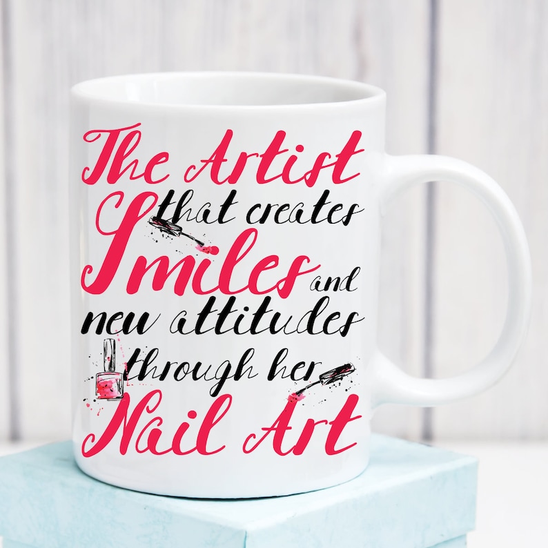 Nail Tech Gift Technician Mug Gift for Manicurist Nail Salon - Etsy