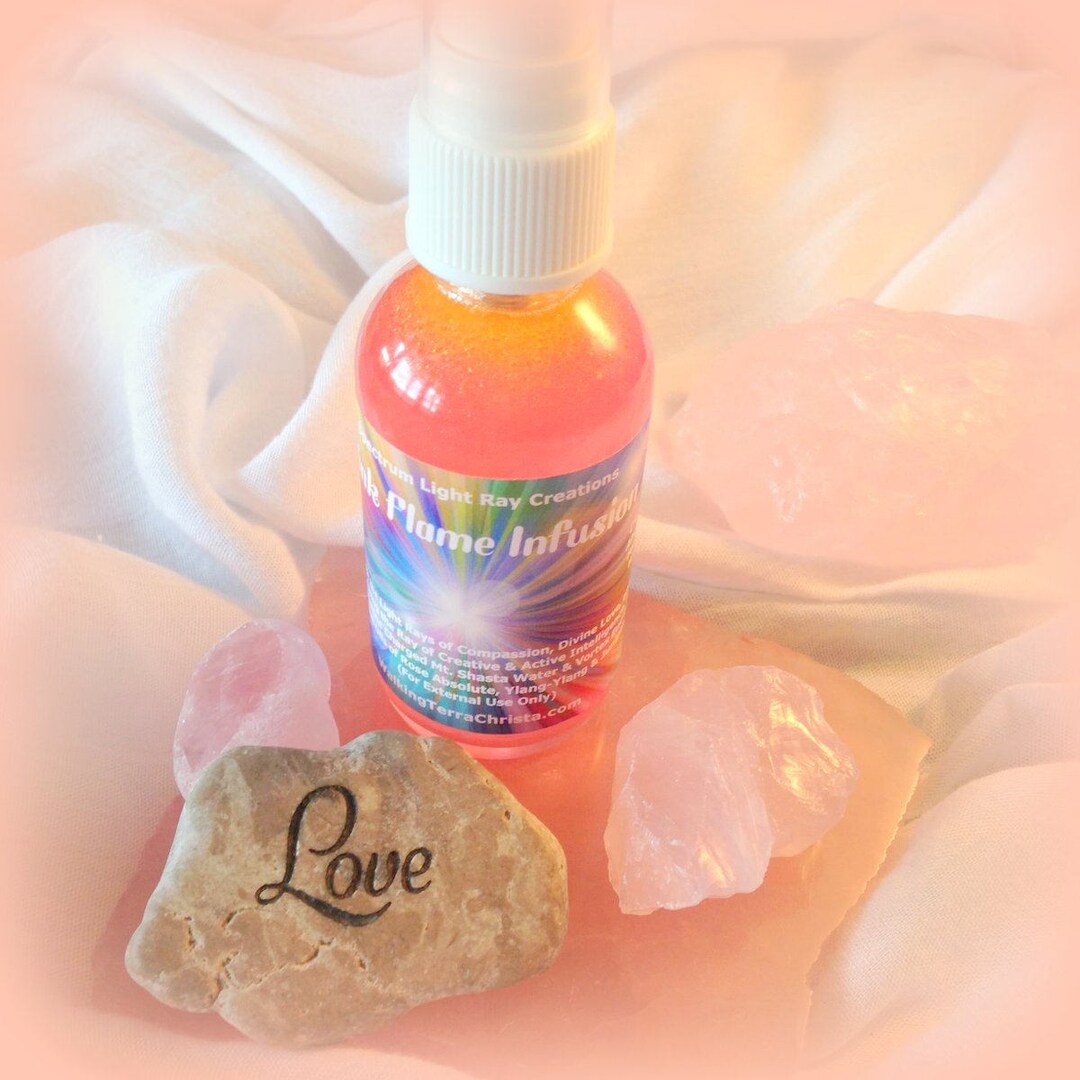 PINK FLAME INFUSION Spray/ascended Master Blessed & Attuned for Love ...