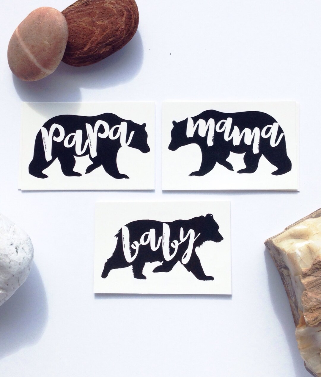 Bear Calligraphy Tattoos / Temporary Tattoos / Tattoos With Calligraphy ...