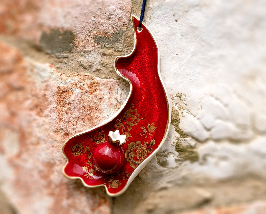 Modern Shape Ceramic Hamsa (khamsa, Kamsah, Hand of Fatima, Hand of ...