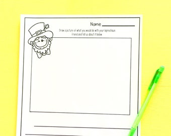 If I Were A Leprechaun Printable Kids St Patricks Day Writing Activity ...