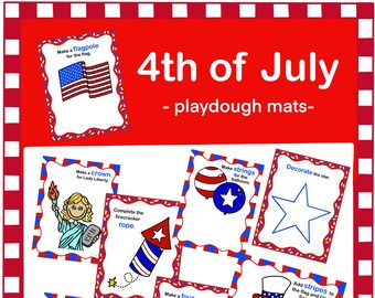 Christmas Playdough Mats Set of 10 | Etsy