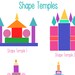 Shape Temples Activity - Etsy