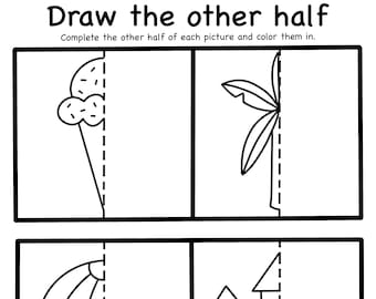 Draw the Other Half - Etsy