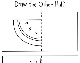 Draw the Other Half - Etsy