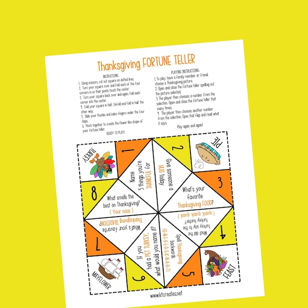 Cootie Catcher - Etsy