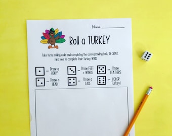 Turkey in Disguise Project Turkey Printable Thanksgiving Game Turkey ...