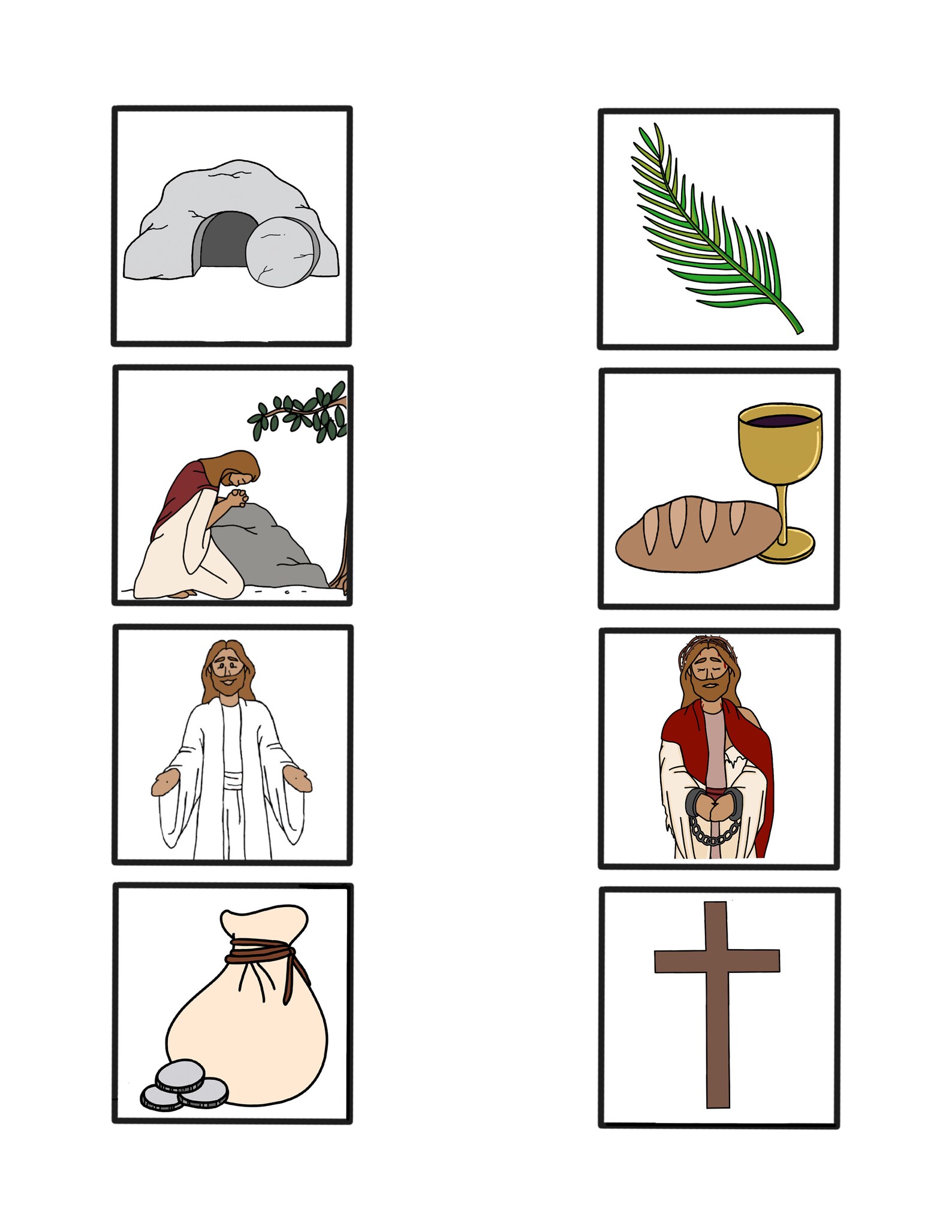 Resurrection Easter Week Story Activity - Etsy