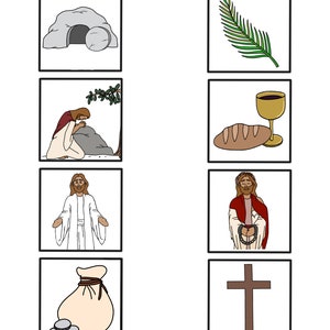 Resurrection Easter Week Story Activity - Etsy