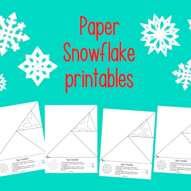 Snowflake Patterns to Cut Out - Etsy