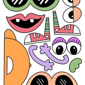 Build Your Own Monster Halloween Activity, Kids Craft - Etsy