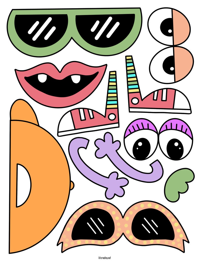 Build Your Own Monster Halloween Activity, Kids Craft - Etsy