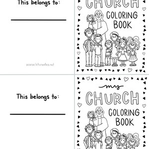 Mini LDS Coloring Book quarter Page Size 20 Pages - Etsy