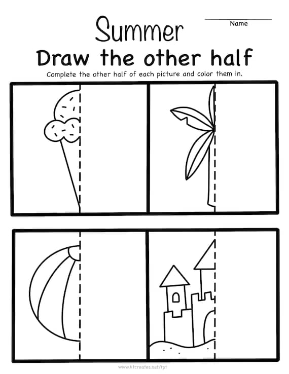 Summer-draw the Other Half | Etsy Australia