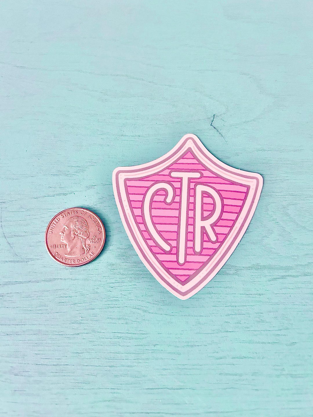 CTR Pink Vinyl Sticker, Church, Lds, Christian, Primary Sticker, Choose ...