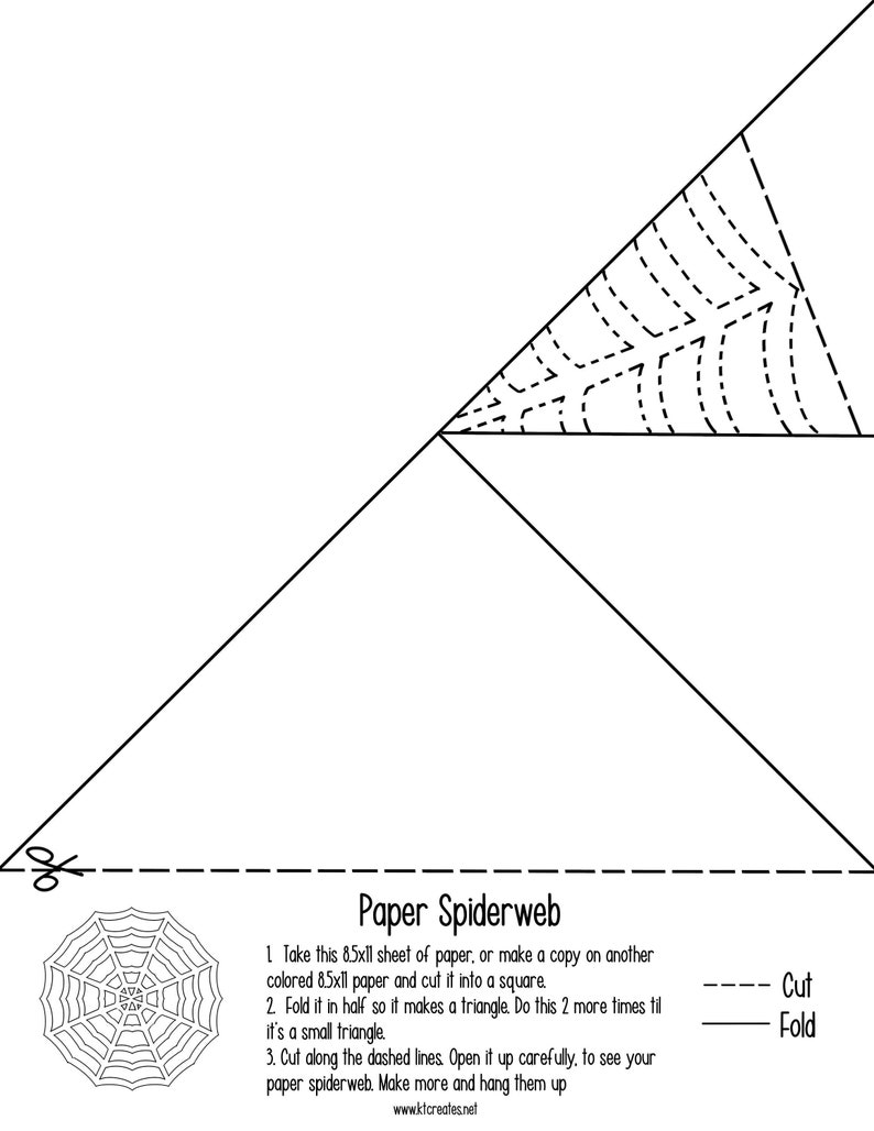 Halloween Paper Spiderweb Activity for Kids, Spiders, Spider Craft - Etsy