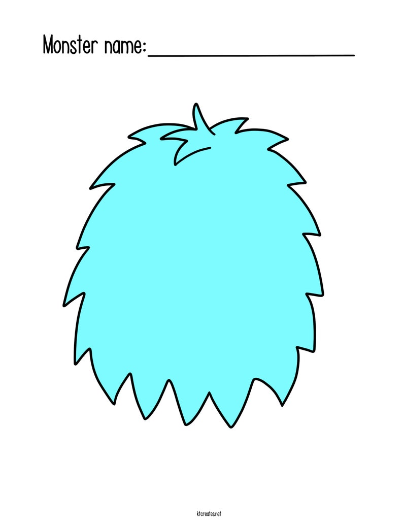 Build Your Own Monster Halloween Activity, Kids Craft - Etsy