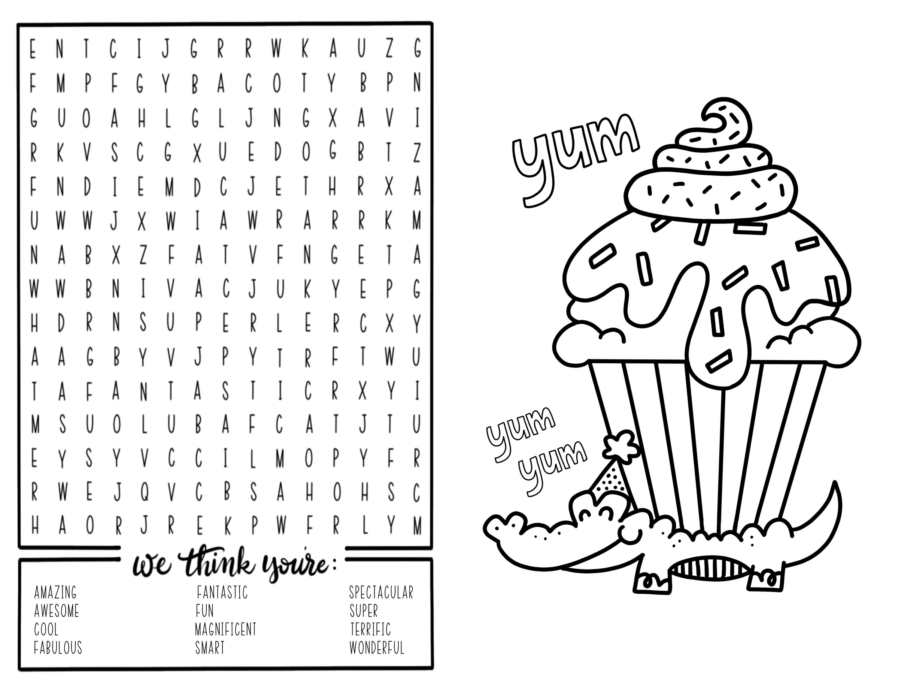 Party Animals Printable Coloring Book - Etsy