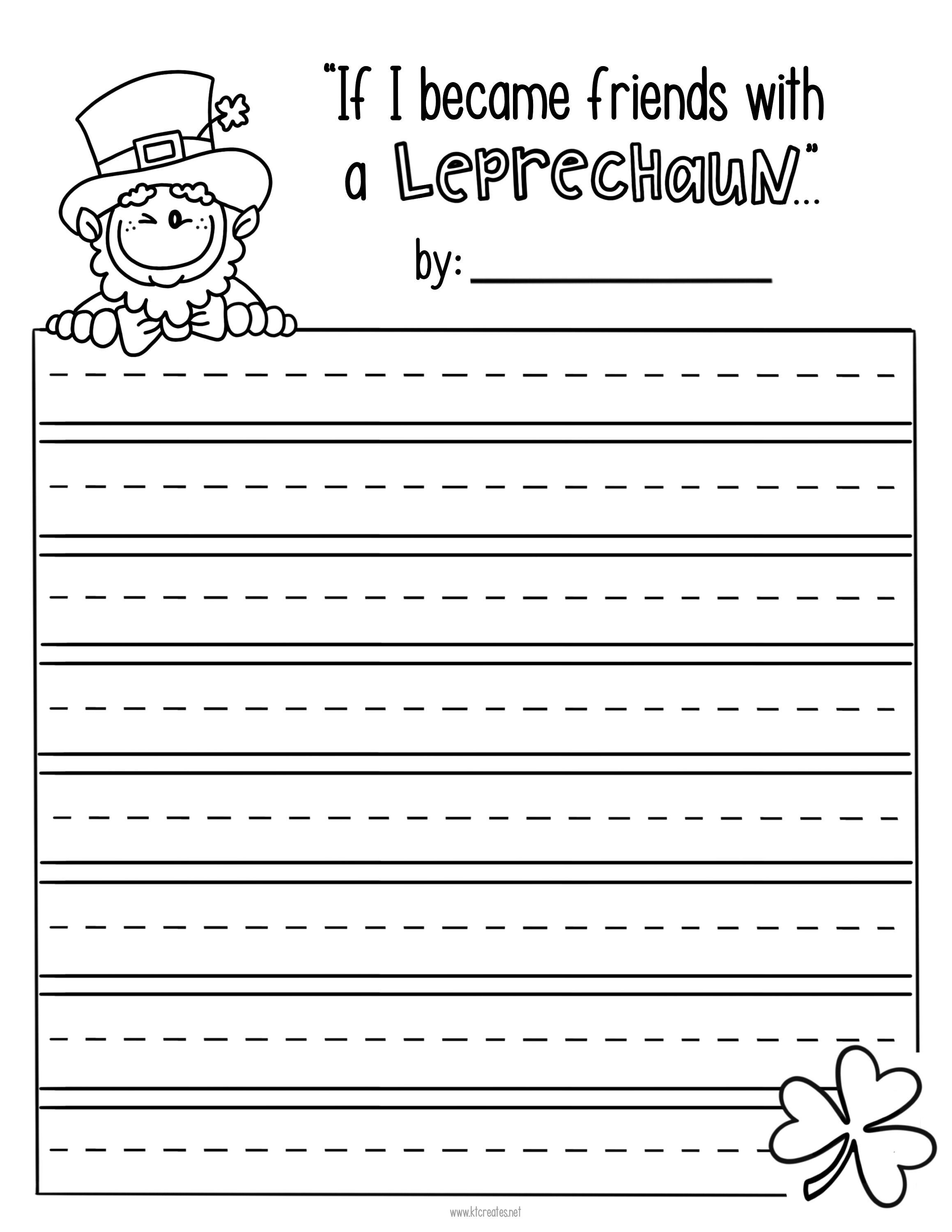 Friends With a Leprechaun Writing Prompt - Etsy UK