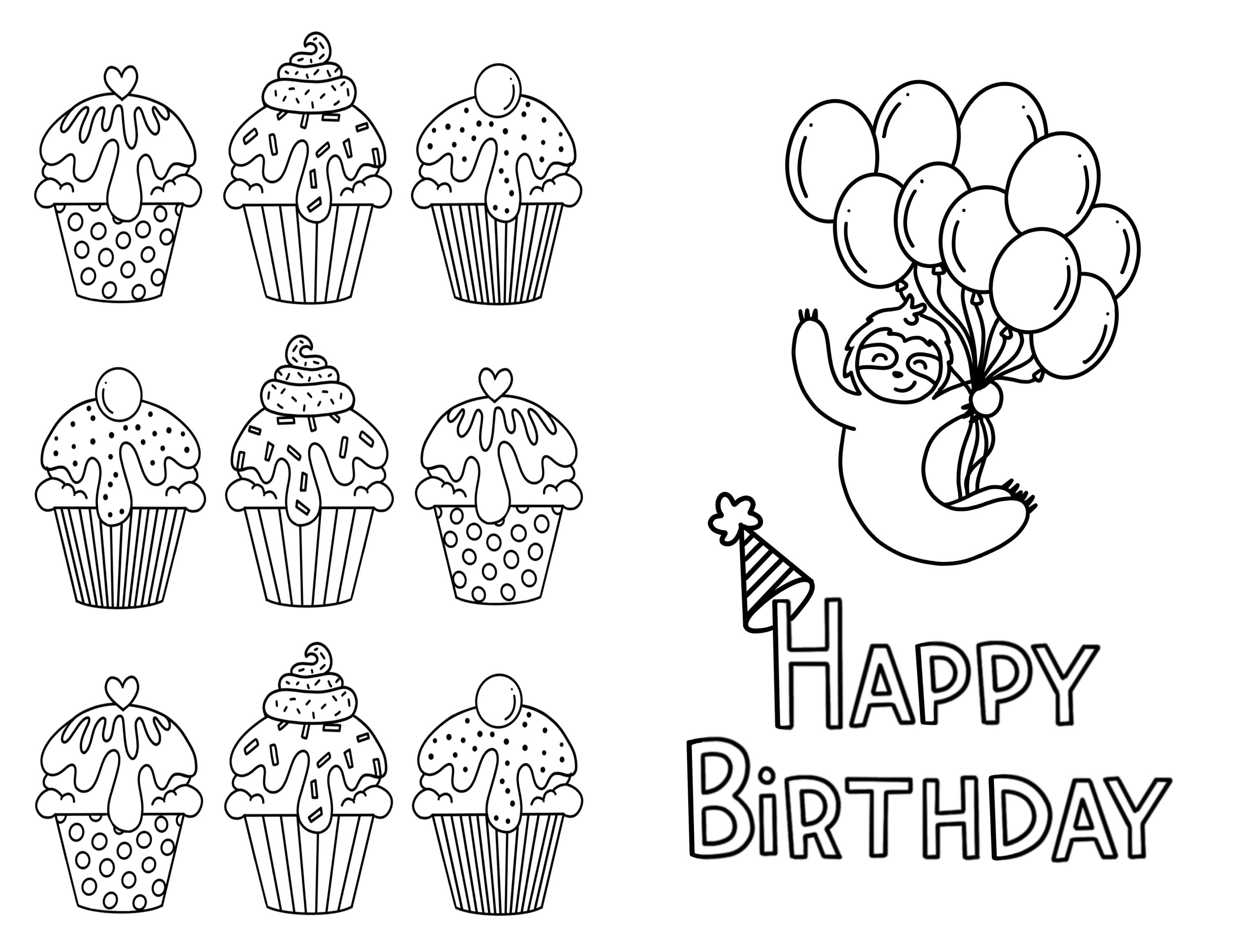 Party Animals Printable Coloring Book - Etsy