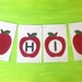 Apple Banner/bunting/garland - Etsy