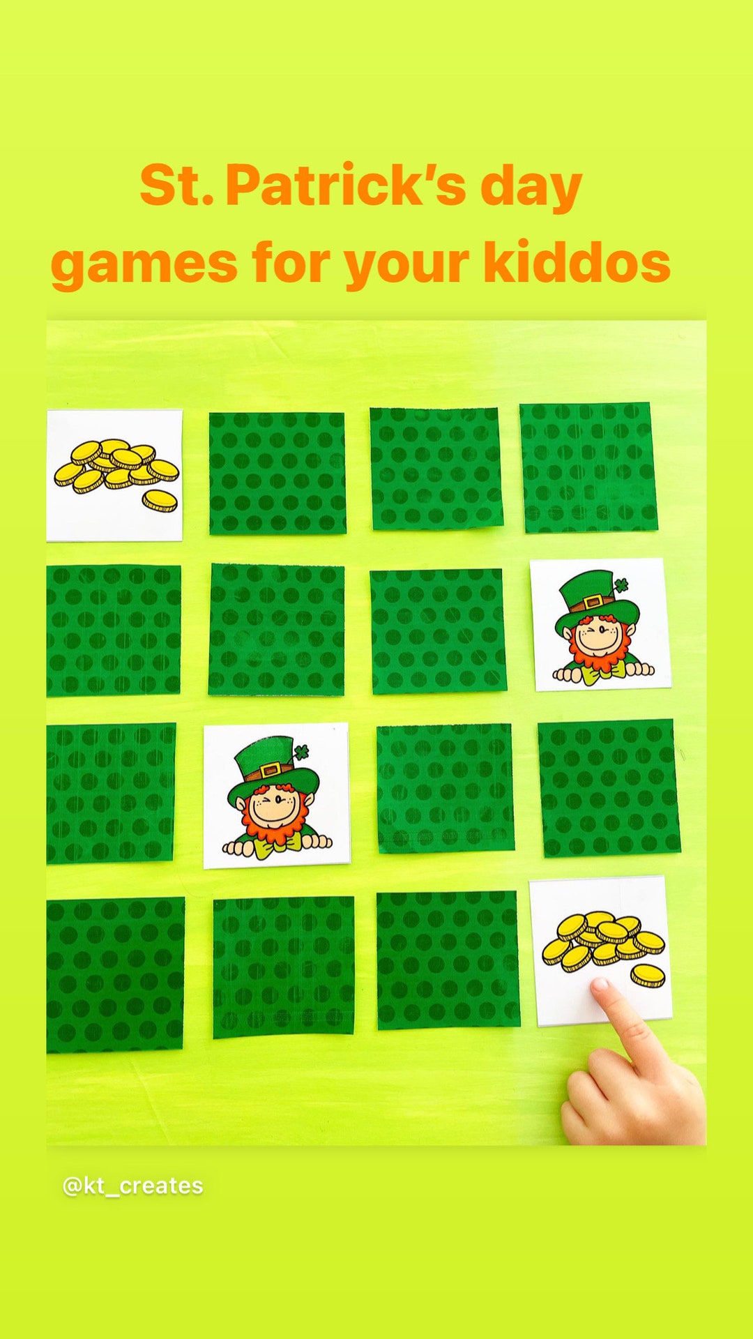 St. Patrick’s Day Memory Game - Etsy