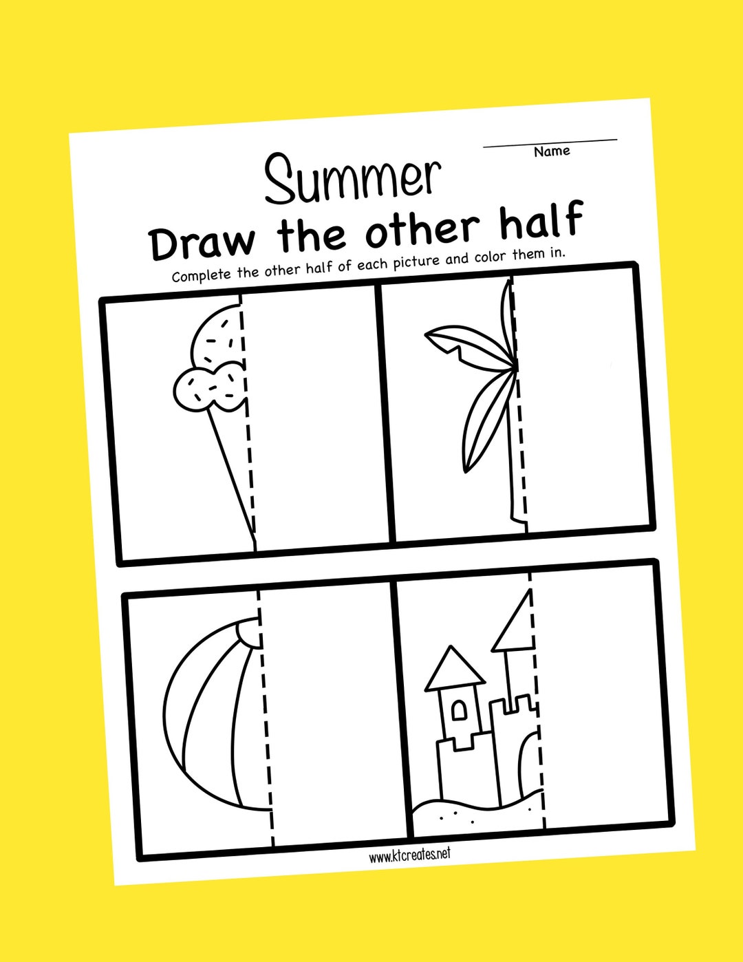 Summer-draw the Other Half - Etsy