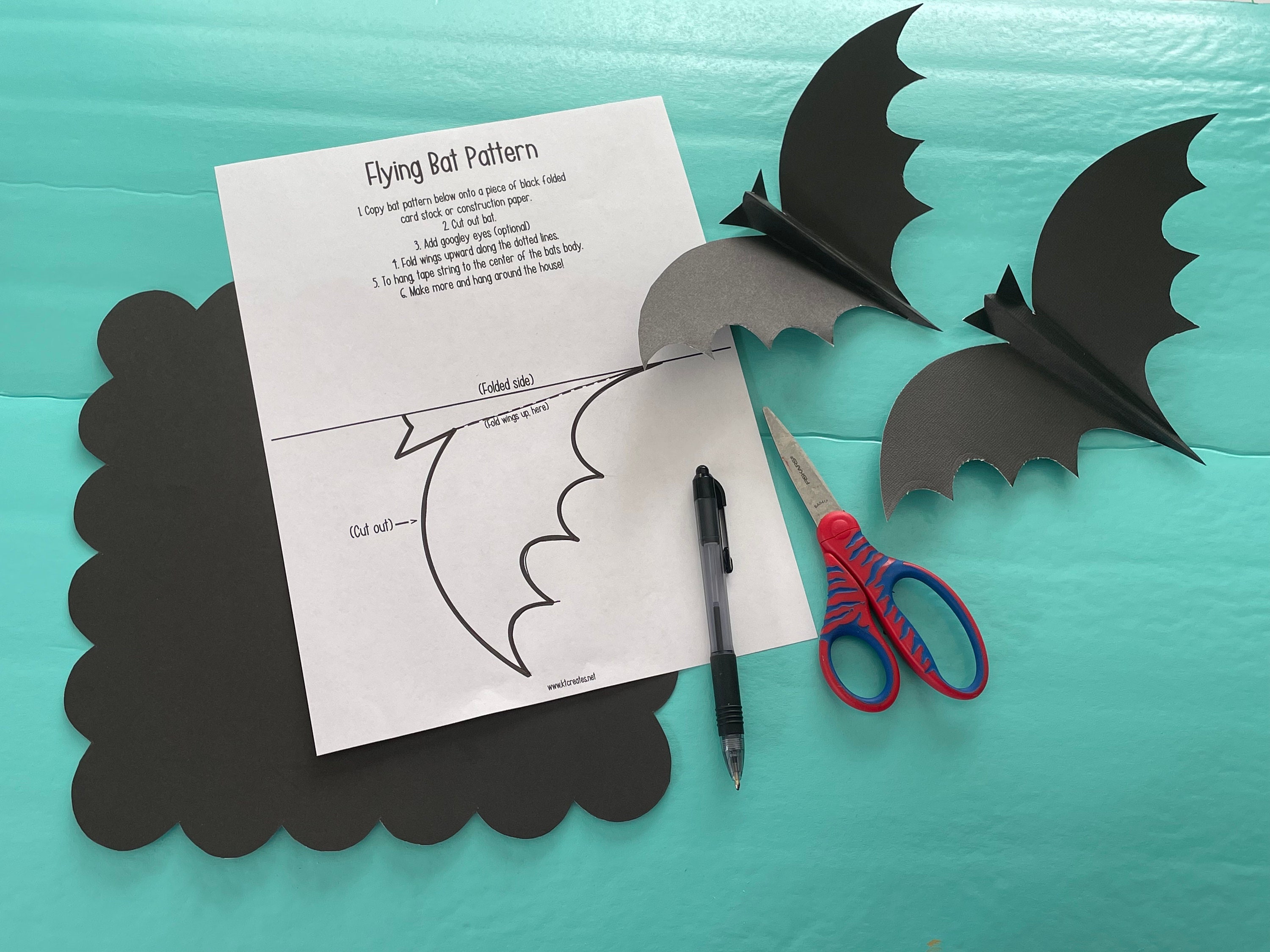 Flying/hanging Bat Pattern - Etsy