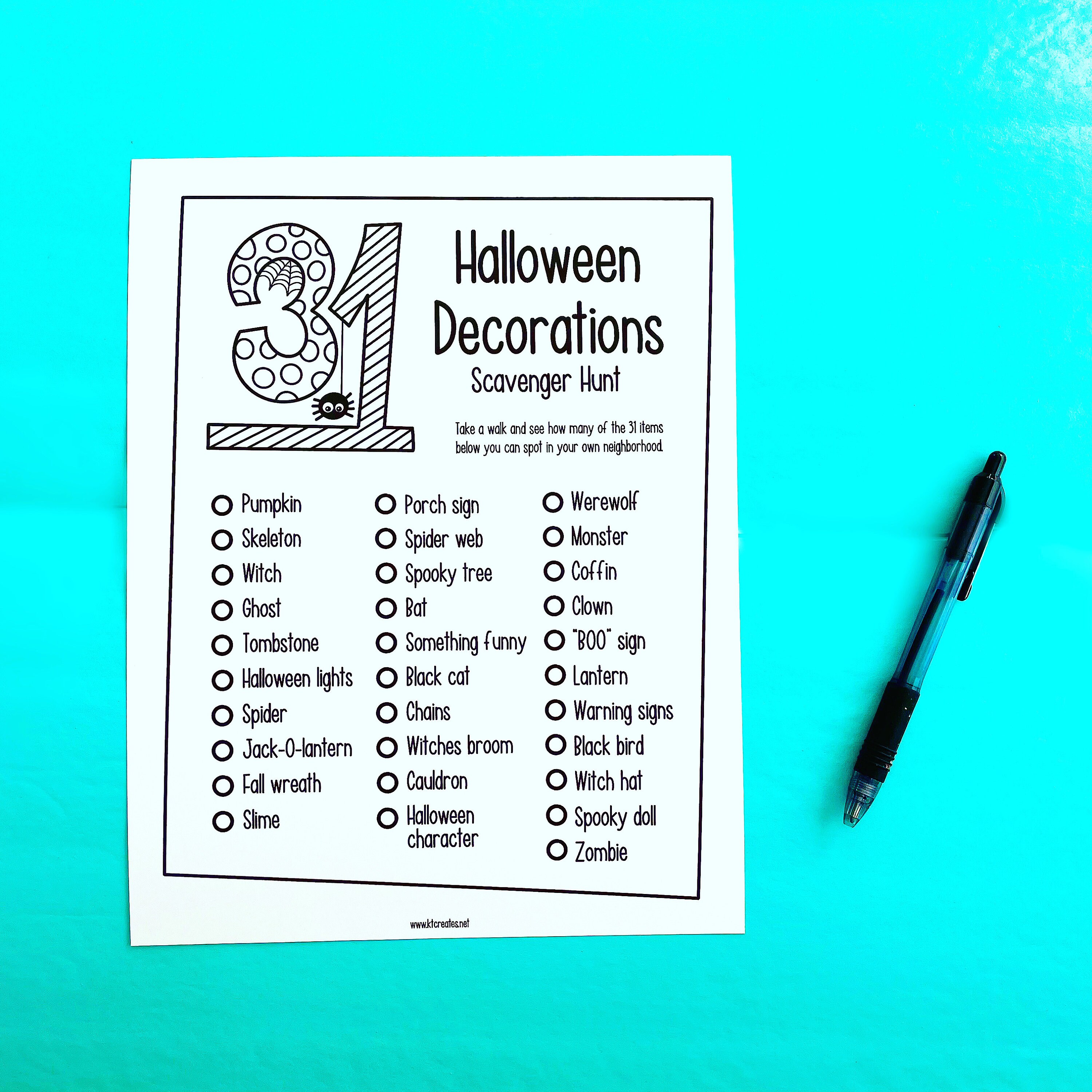 Kids Halloween MEGA Printables Bundle Over 40 Different - Etsy