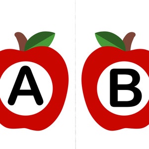 Apple Banner/bunting/garland - Etsy