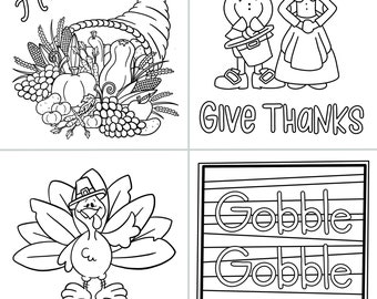 Fall Crow Digital Coloring Page Thanksgiving (Instant Download) - Etsy