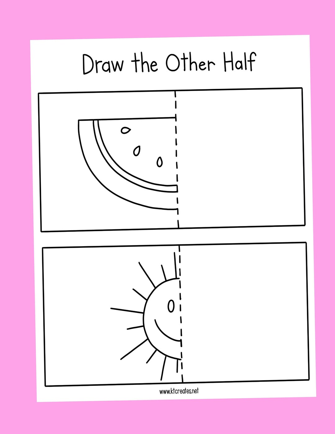 Summer-draw the Other Half - Etsy