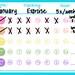 Monthly Tracker Chart - Etsy