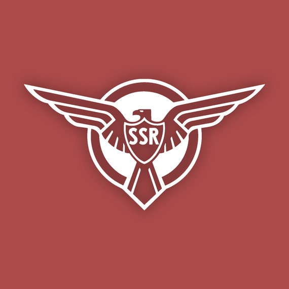 SSR Vinyl Logo decal sticker MARVEL EMBLEM | Etsy