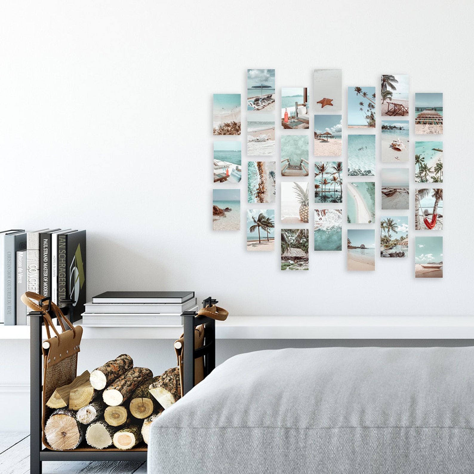 Tropical Beach Collage Kit Coastal Collage Kit Aesthetic | Etsy