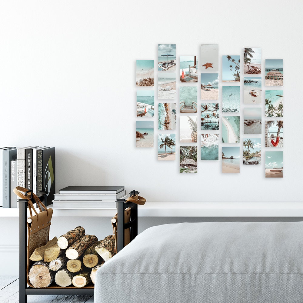 Tropical Beach Collage Kit Coastal Collage Kit Aesthetic | Etsy Australia