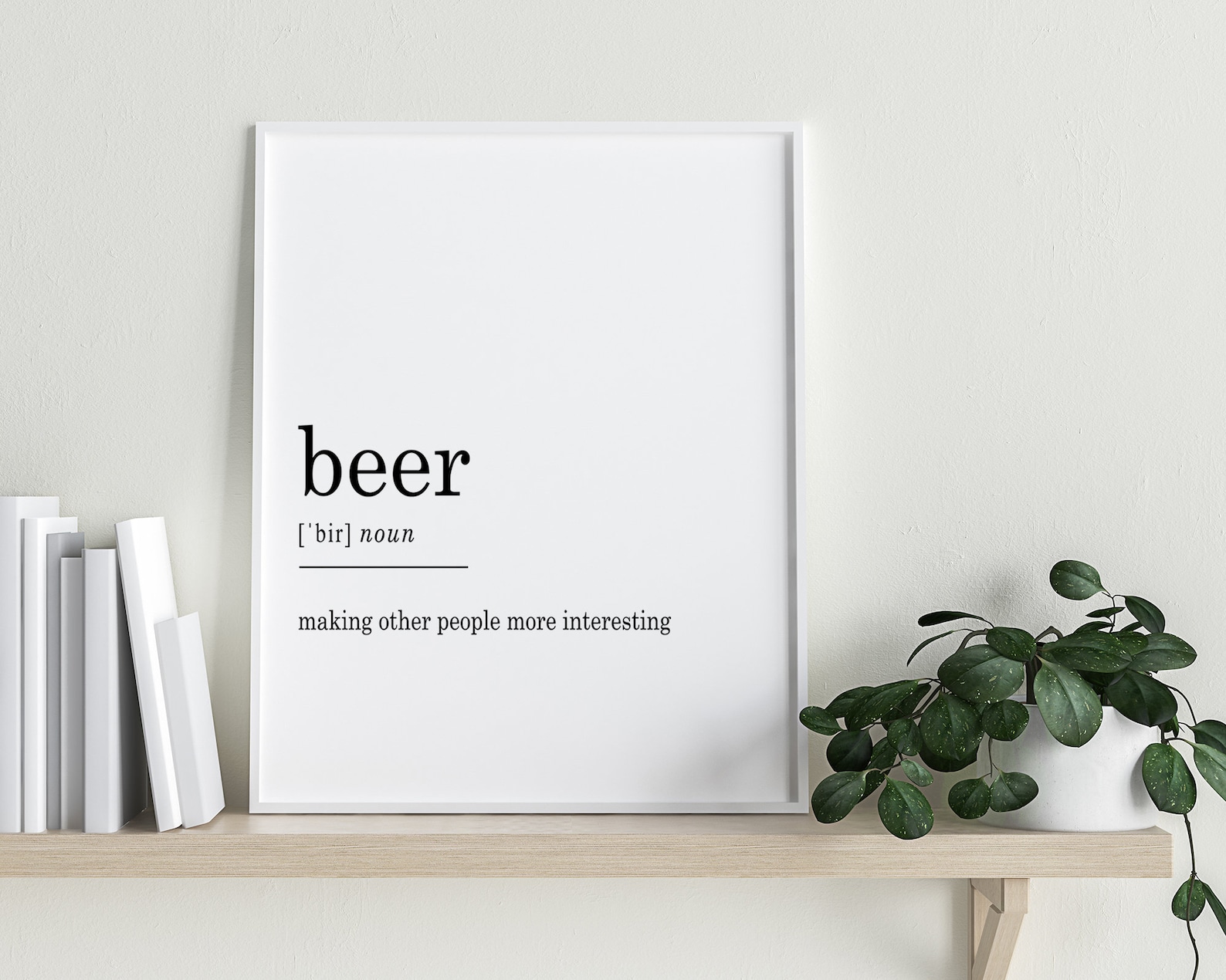 Bier-Definition Bier-Druck Definition Druck lustige | Etsy