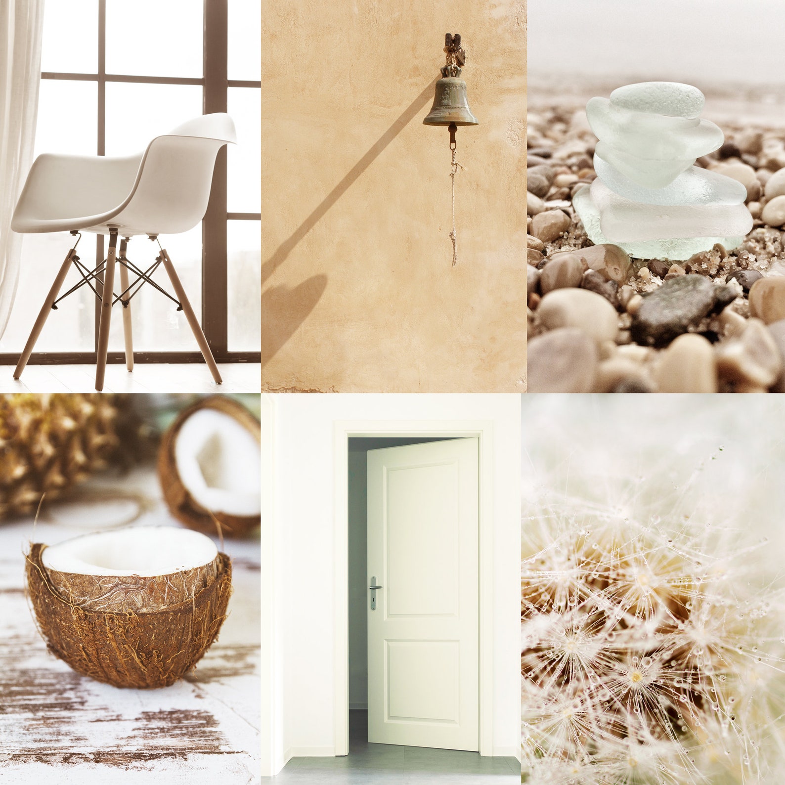 Beige Neutral Collage Kit Aesthetic Pastel Collage Kit - Etsy