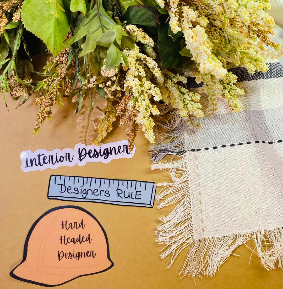 Designer Sticker - Architecture Student Sticker - Interior Design ...