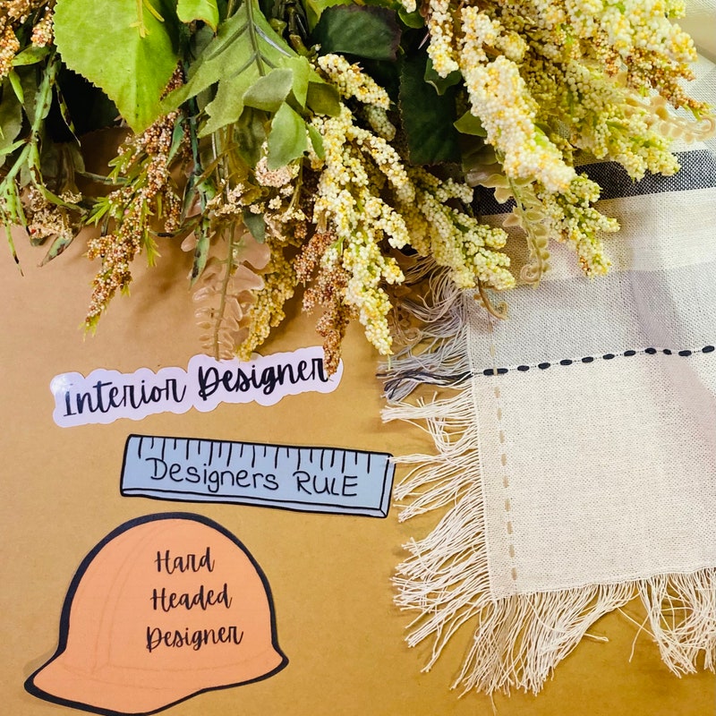 Interior Design Stickers - Etsy