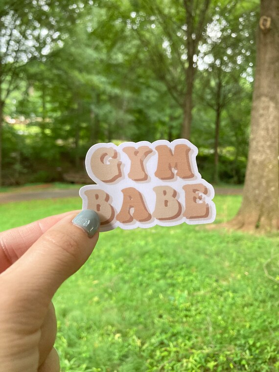 Gym Babe Gym Sticker Bodybuilding Gym Sticker Hydroflask - Etsy