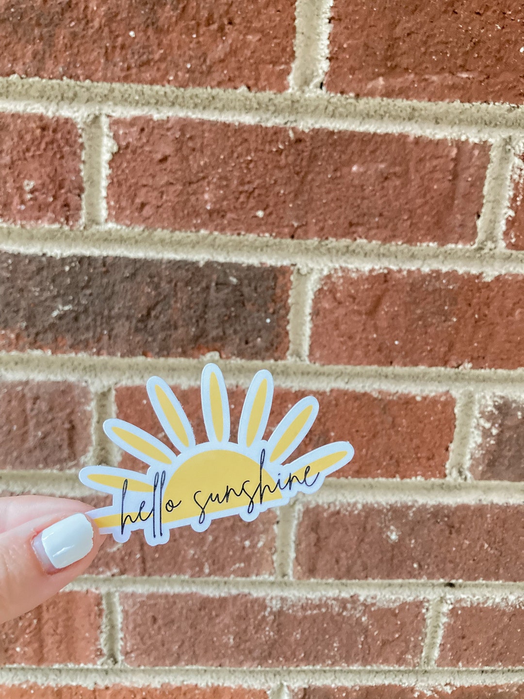Hello Sunshine Sticker - Hydroflask Stickers - Positive Stickers for ...