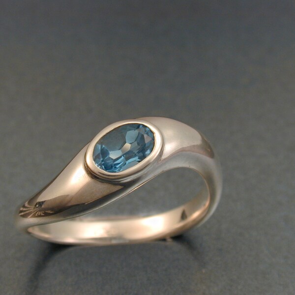 Bezel Set Ring - Etsy