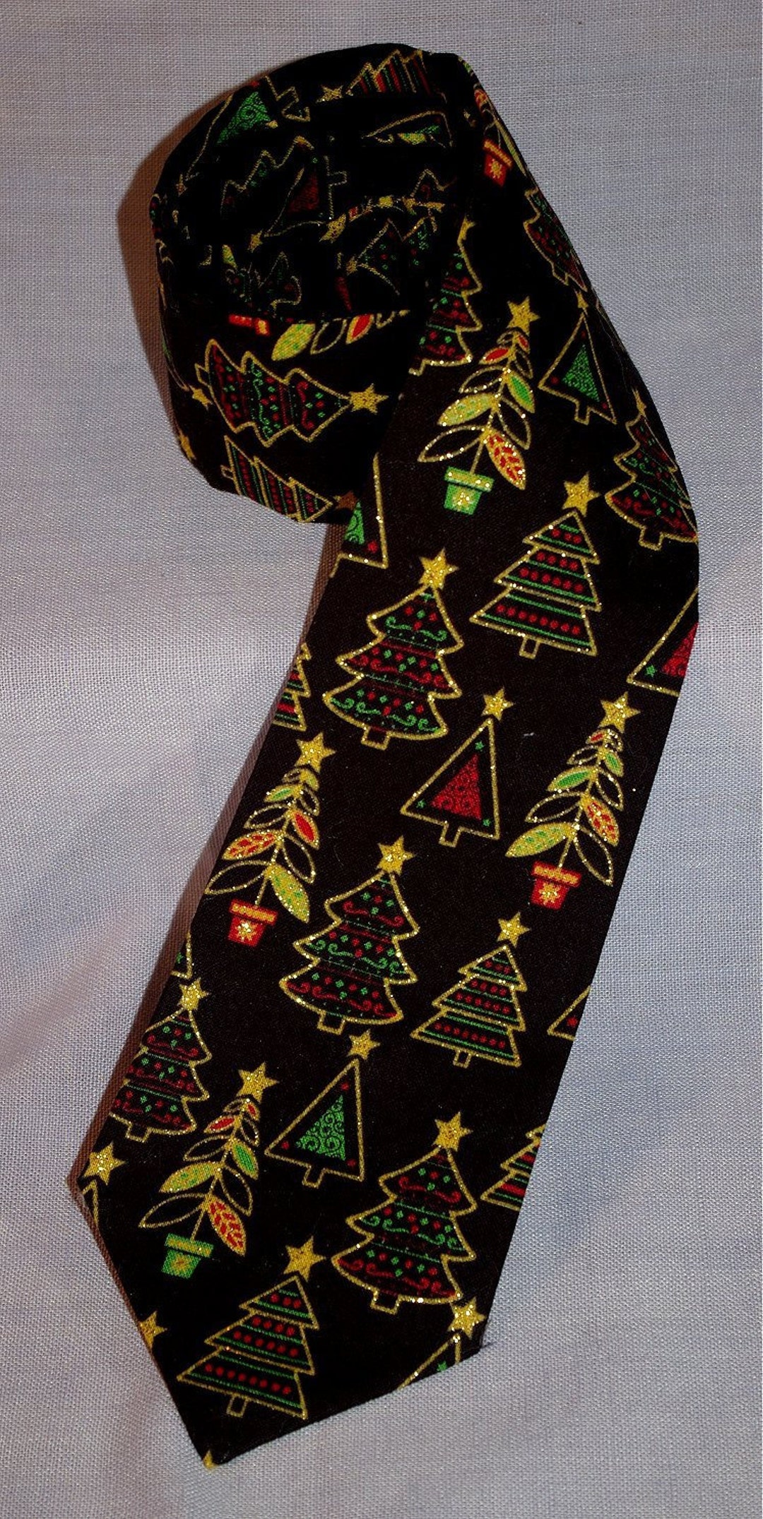 Christmas Trees Necktie - Etsy