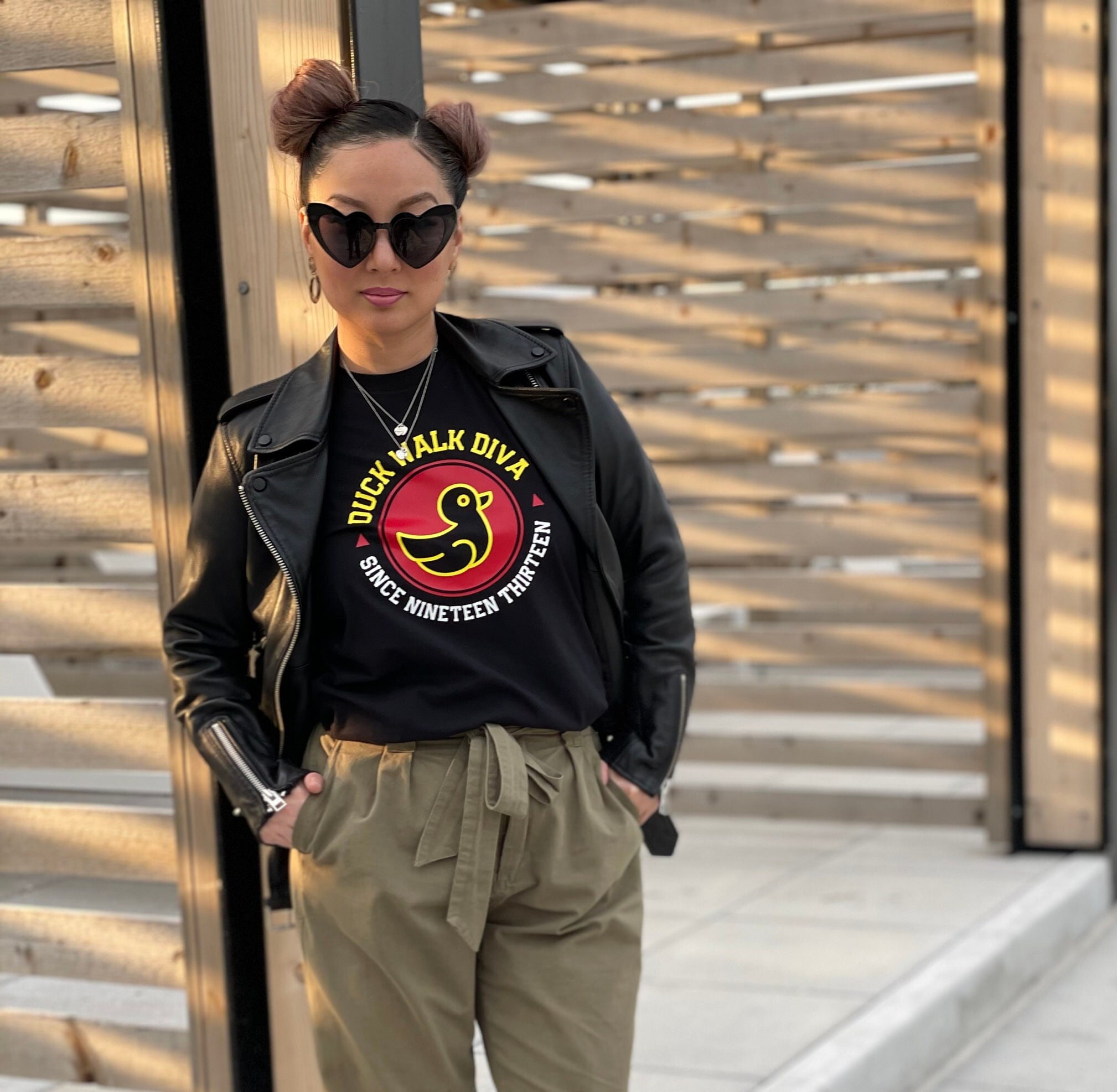 DST Duck Walk Diva T-shirt Delta Black Sorority D9 Crossing Gift ...