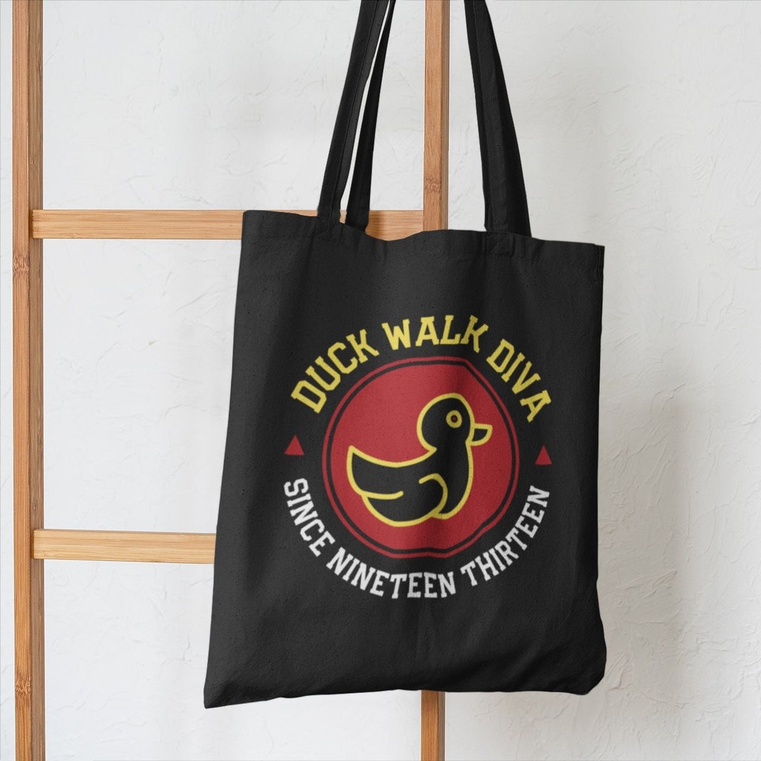 DST Duck Walk Diva Tote Bag | Black Sorority Crossing Gift - Etsy