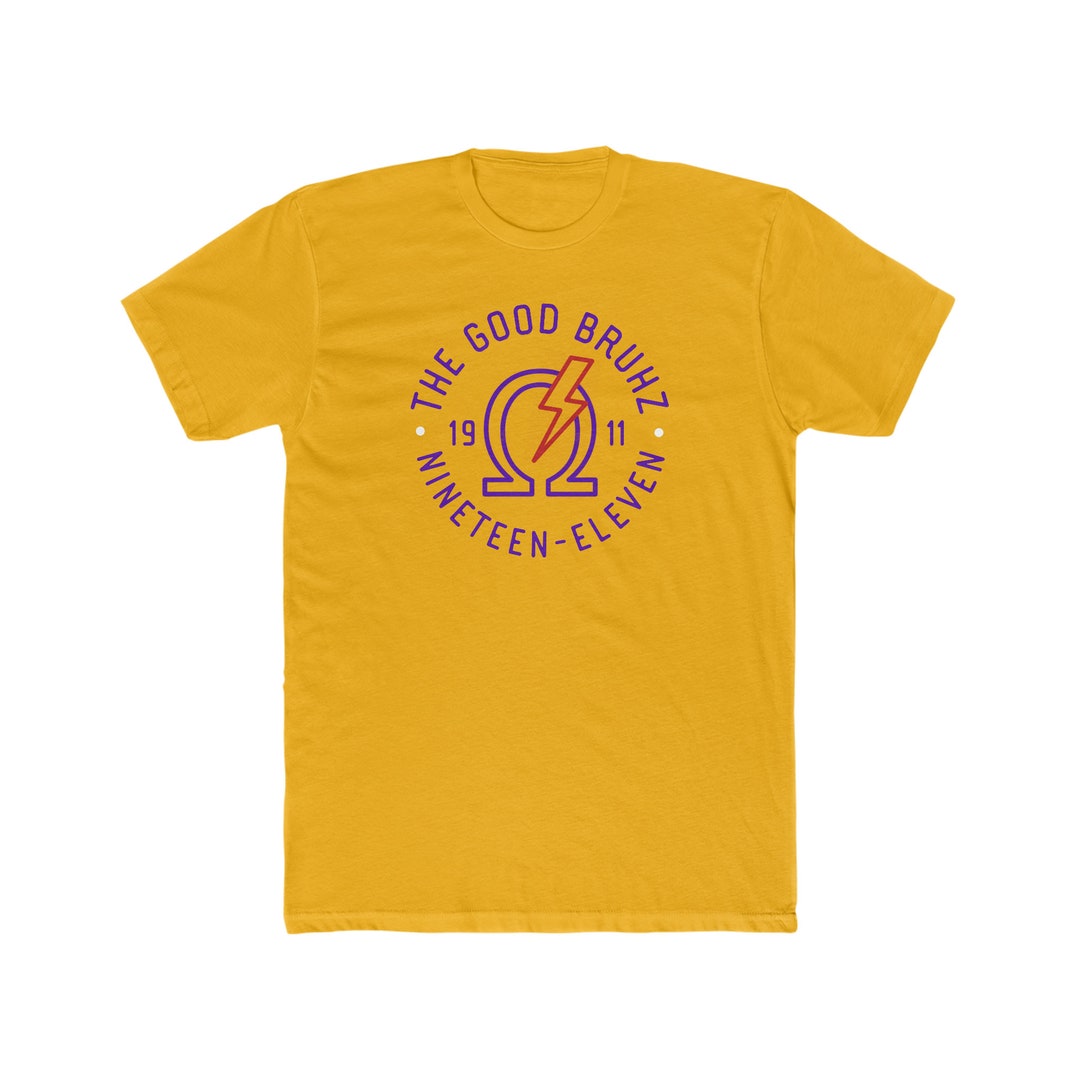 The Good Bruhz Omega T Shirt Black Fraternity D9 Crossing T Modern