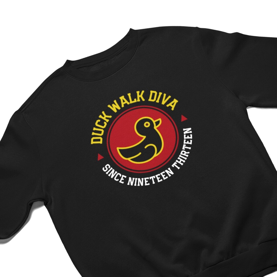 DST Duck Walk Diva Sweatshirt: D9 Black Sorority Crossing Gift - Etsy