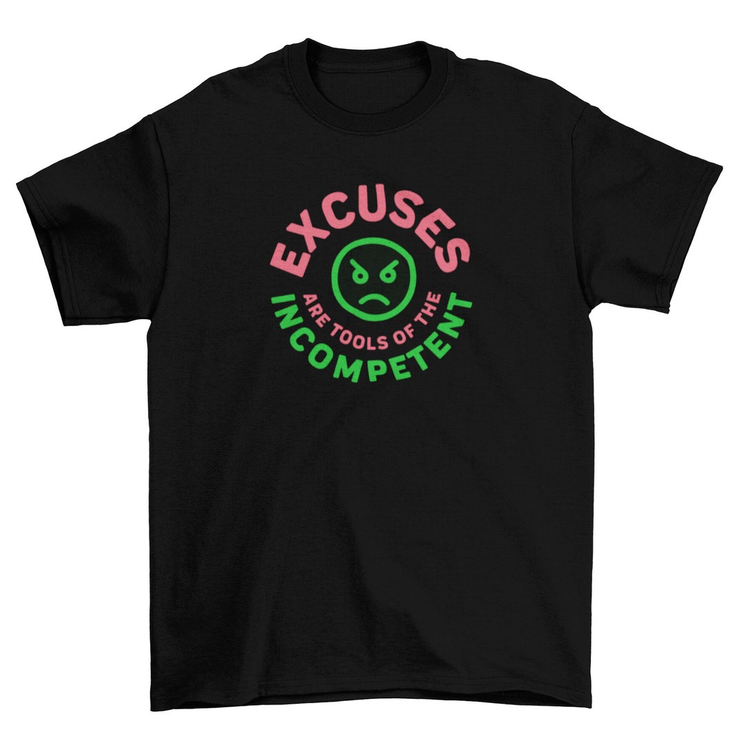 Pink & Green Excuses T-shirt | Black Sorority D9 Crossing Gift, Modern ...